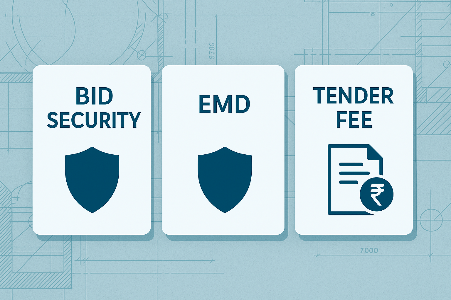 Bid Security vs EMD vs Tender Fee: 7 Must-Know Differences